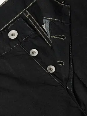 Rick Owens Wide-leg Distressed Jeans - Black