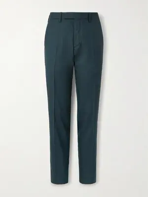 Mr P. Slim-leg Wool And Silk-blend Suit Trousers