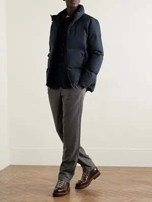 Sease Tribeca Quilted Herringbone Down Jacket