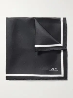 Mr P. Silk-satin Pocket Square