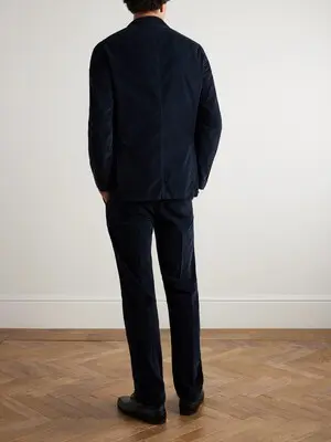 Massimo Alba Sand Unstructured Cotton-corduroy Suit