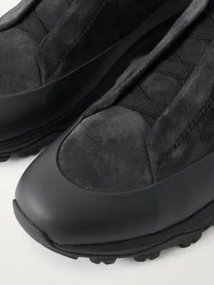 Zegna Triple Stitch™ Monte Suede Slip-on Sneakers - Blue