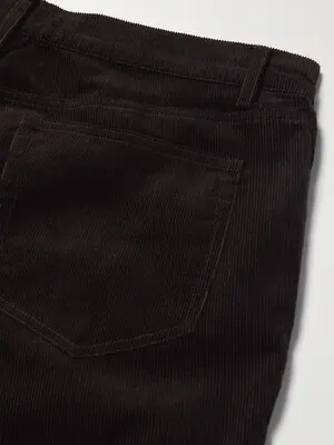 Mr P. Samuel Straight Leg Cotton Corduroy Trousers