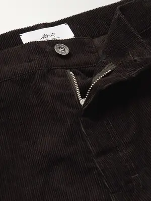 Mr P. Samuel Straight Leg Cotton Corduroy Trousers