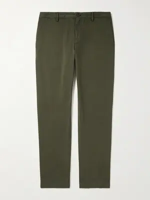 Paul Smith Straight-leg Cotton-blend Trousers
