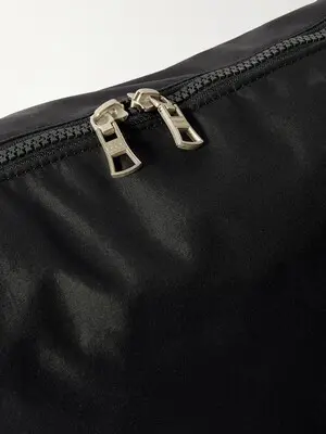 MASTER-PIECE CO Ark Leather-trimmed Nylon Shoulder Bag - Black
