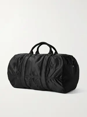 PORTER-YOSHIDA & CO Tanker Drum Nylon-twill Weekend Bag - Black