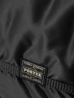 PORTER-YOSHIDA & CO Tanker Drum Nylon-twill Weekend Bag - Black