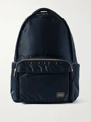 PORTER-YOSHIDA & CO Tanker Daypack Nylon-twill Backpack - Blue