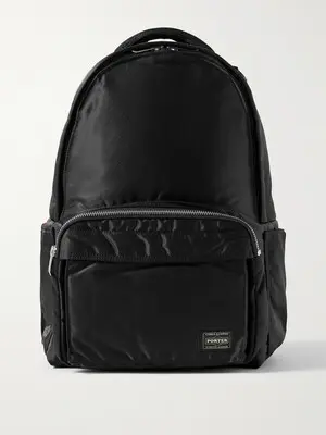 PORTER-YOSHIDA & CO Daypack Nylon-twill Backpack - Black