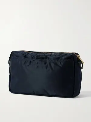PORTER-YOSHIDA & CO Tanker Sling Nylon-twill Messenger Bag - Blue