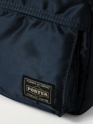 PORTER-YOSHIDA & CO Tanker Sling Nylon-twill Messenger Bag - Blue