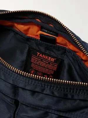 PORTER-YOSHIDA & CO Tanker Sling Nylon-twill Messenger Bag - Blue