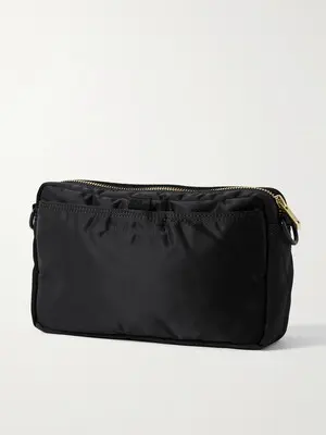 PORTER-YOSHIDA & CO Tanker Sling Nylon-twill Messenger Bag - Black
