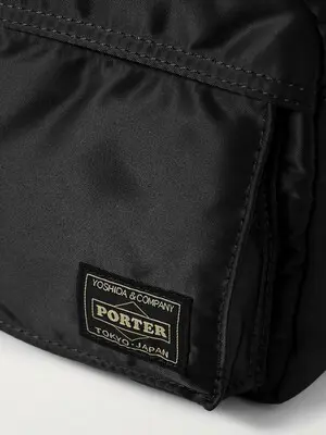 PORTER-YOSHIDA & CO Tanker Sling Nylon-twill Messenger Bag - Black