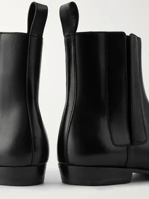 Manolo Blahnik Bruton 166 Leather Chelsea Boots