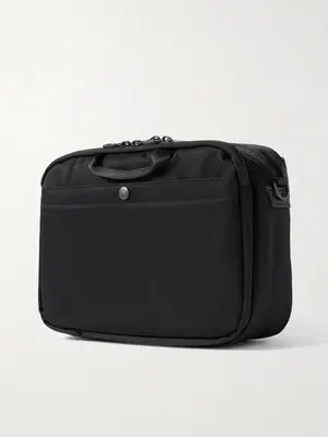MASTER-PIECE CO Progress Leather-trimmed Messenger Bag
