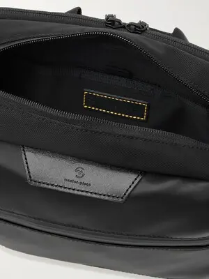MASTER-PIECE CO Progress Leather-trimmed Messenger Bag