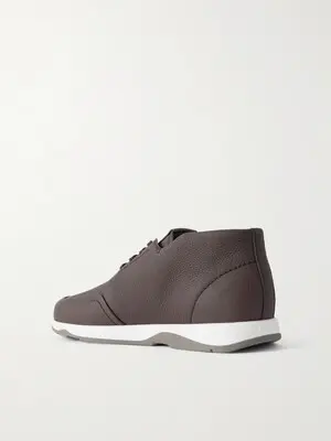 Berluti Chappée Leather Desert Boots
