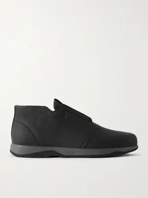 Berluti Chappée Leather Slip-on Desert Boots