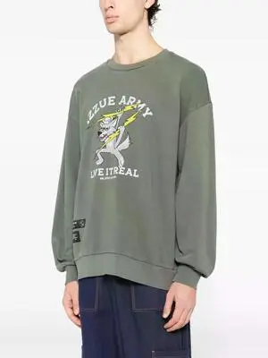 Izzue Graphic-print Crewneck Sweatshirt