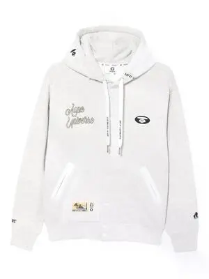 AAPE BY *A BATHING APE Logo-embroidered Hoodie