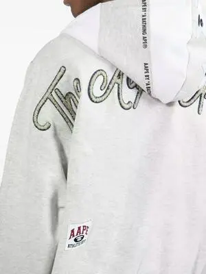 AAPE BY *A BATHING APE Logo-embroidered Hoodie