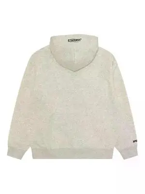 AAPE BY *A BATHING APE Logo-print Hoodie - Neutrals