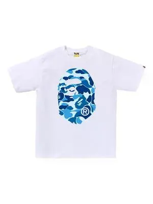 A BATHING APE Camouflage-print T-shirt - White