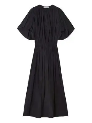 LANVIN Pleated Maxi Dress - Black