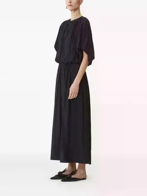 LANVIN Pleated Maxi Dress - Black