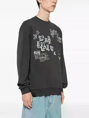 Izzue Printed Crew-neck Sweatshirt