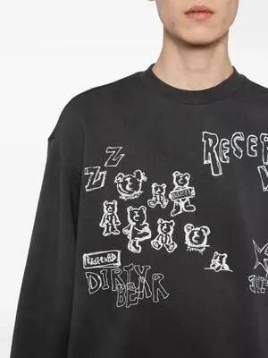 Izzue Printed Crew-neck Sweatshirt