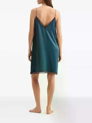 ERES Bucolique Lace-trim Nightdress - Blue