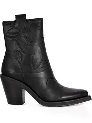 Ash Block Heel Booties