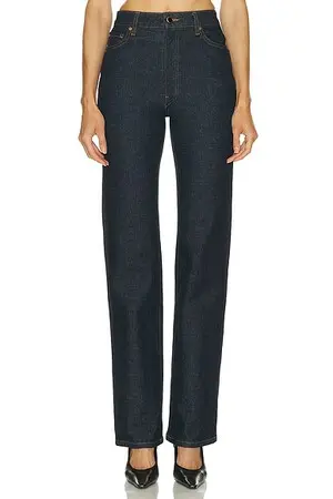 Khaite Danielle Straight Leg Jeans