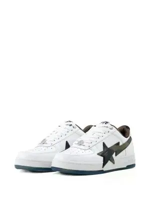 A BATHING APE Star-appliqué Low Top Sneakers