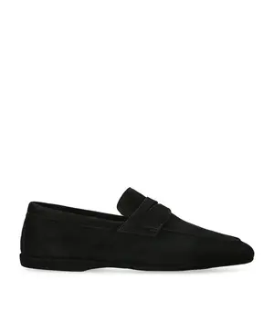 Santoni Suede Carlo Slippers