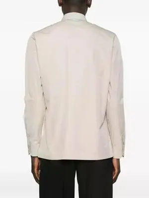 Fendi Striped-collar Cotton Shirt