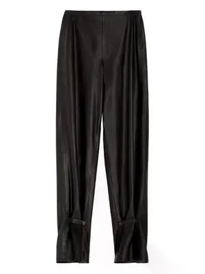 LEMAIRE Adjustable-leg Leather Trousers