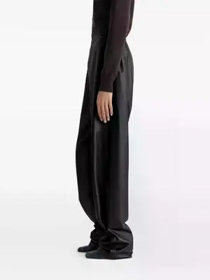 LEMAIRE Adjustable-leg Leather Trousers