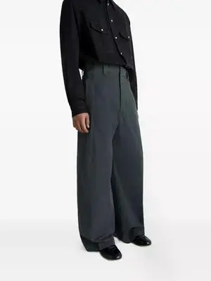 LEMAIRE Side-tabs Trousers - Grey