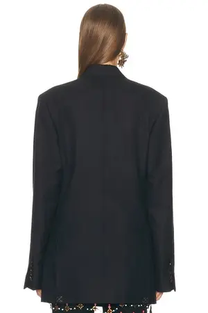 Dries Van Noten Bayfa Jacket - Navy