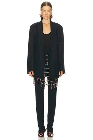 Dries Van Noten Bayfa Jacket - Navy