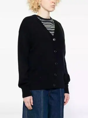 RHEA Button-front V-neck Cardigan