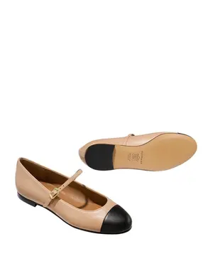 MARGAUX LONNBERG The Cap-toe Demi Jane Flats
