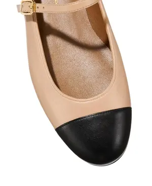 MARGAUX LONNBERG The Cap-toe Demi Jane Flats