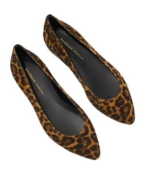 MARGAUX LONNBERG The Pointe Flats - Leopard Suede