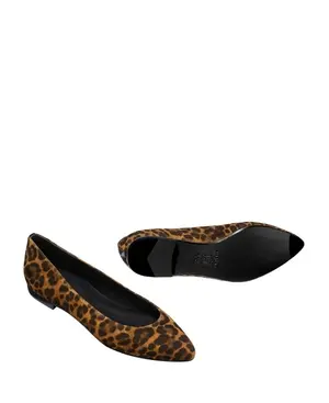 MARGAUX LONNBERG The Pointe Flats - Leopard Suede