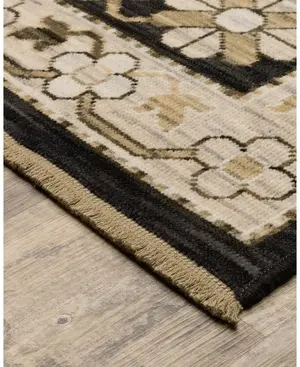 ORIENTAL WEAVERS Acacia Aca10 Area Rug 3'3x5'0 - Black